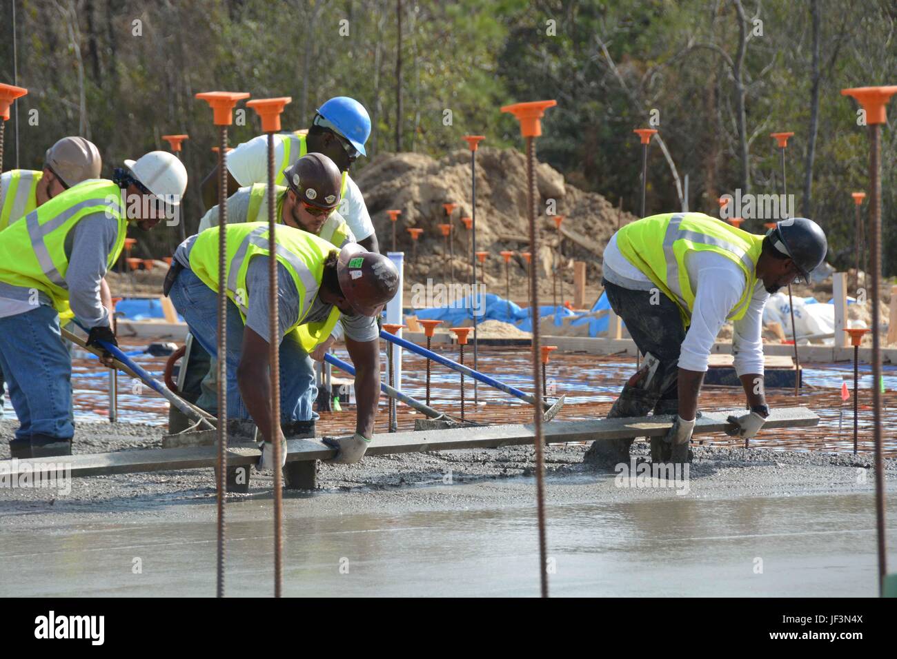 Construction progresses on a major facility at the Naval Special ...