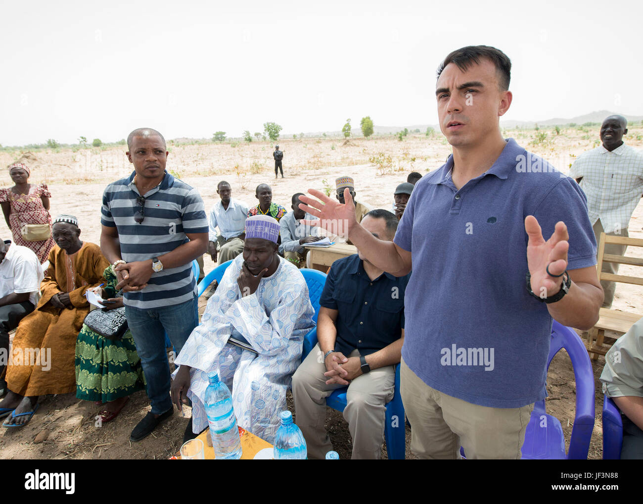 Sgt. 1st Class Sean Acosta, the NCO in charge of an Army civil affairs ...