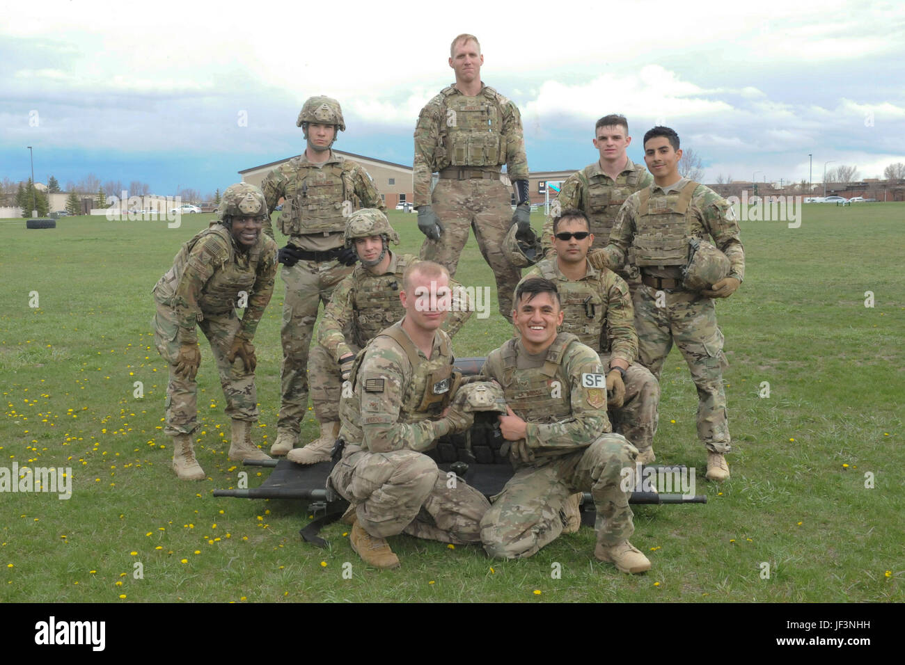 The 91st Security Forces Group Global Strike Challenge team poses for a ...