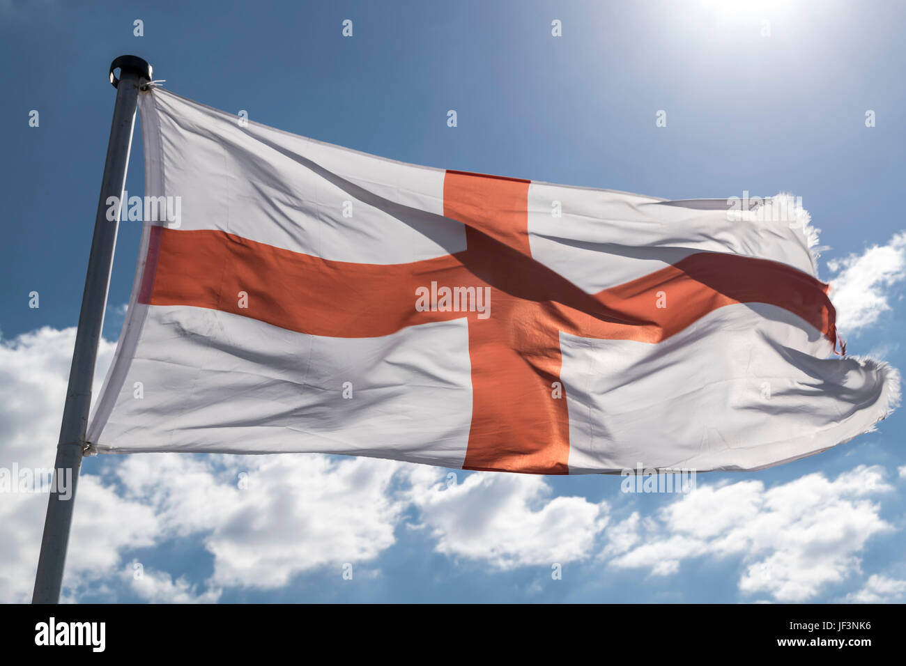 St George flag Stock Photo - Alamy