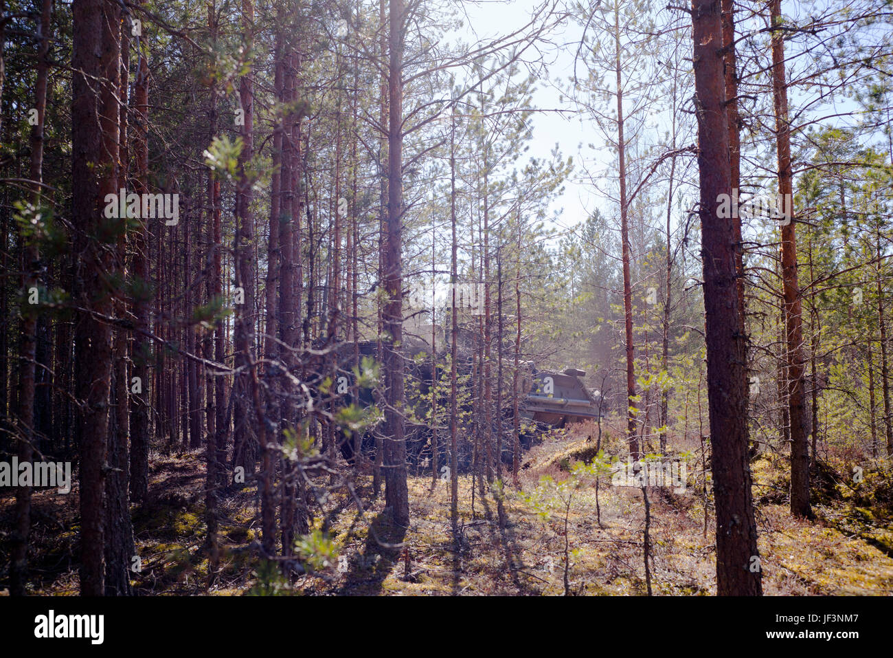 U.S. Soldiers of Apache Troop, 1st Squadron, 2nd Cavalry Regiment ...