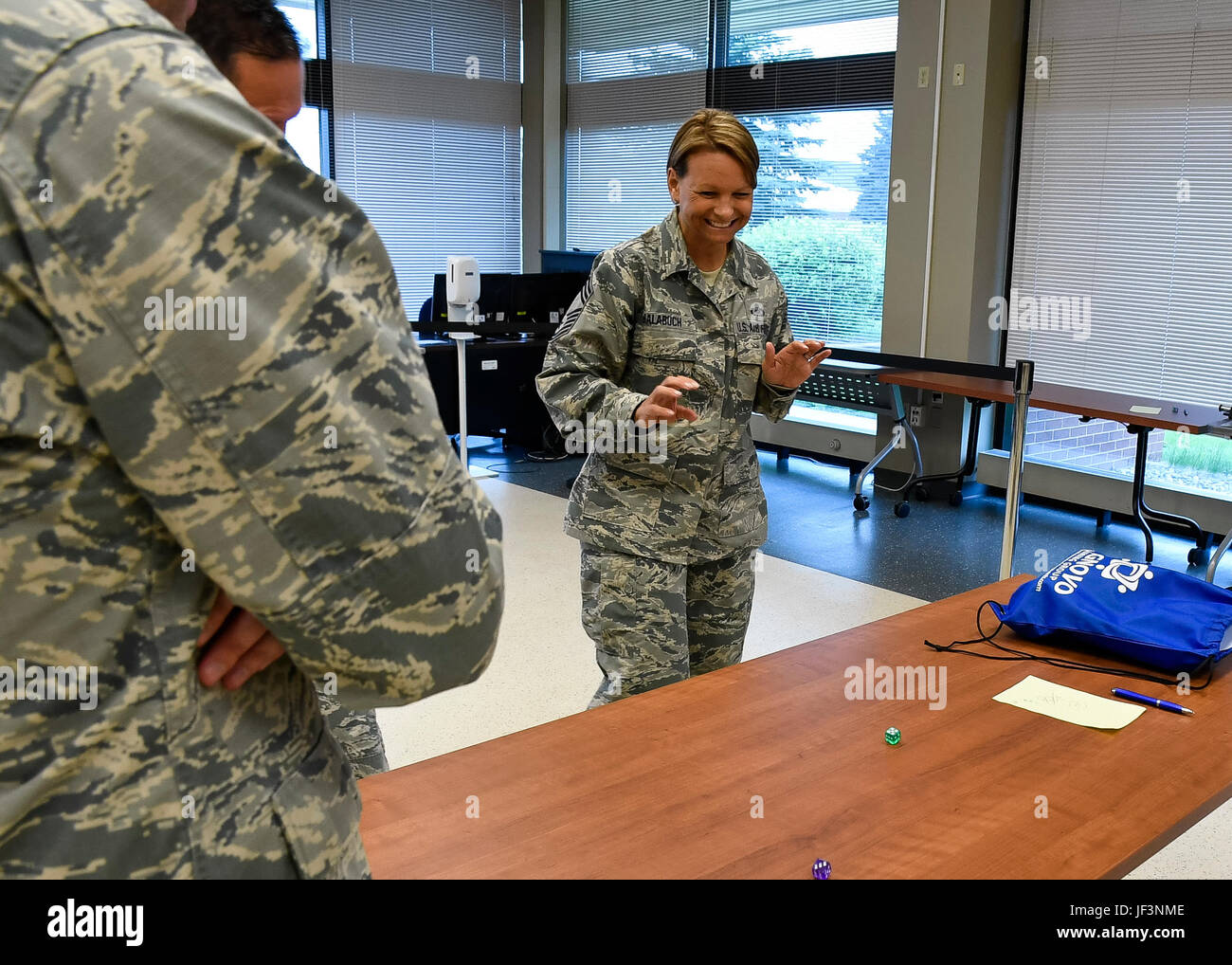 The 110th Attach Wing staff focus on team building as they work ...