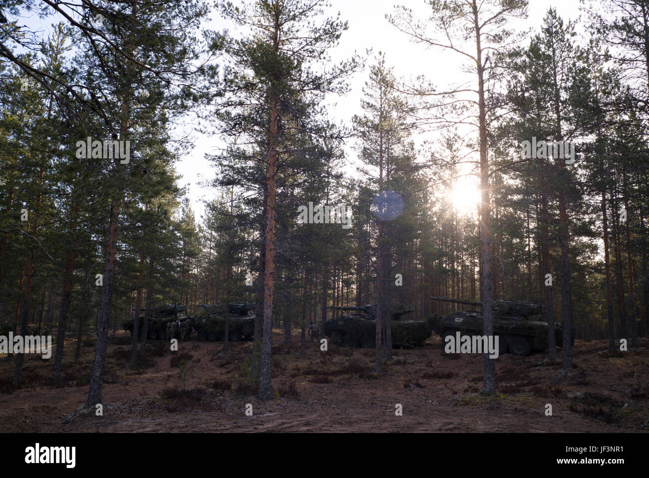 U.S. Soldiers of Apache Troop, 1st Squadron, 2nd Cavalry Regiment ...