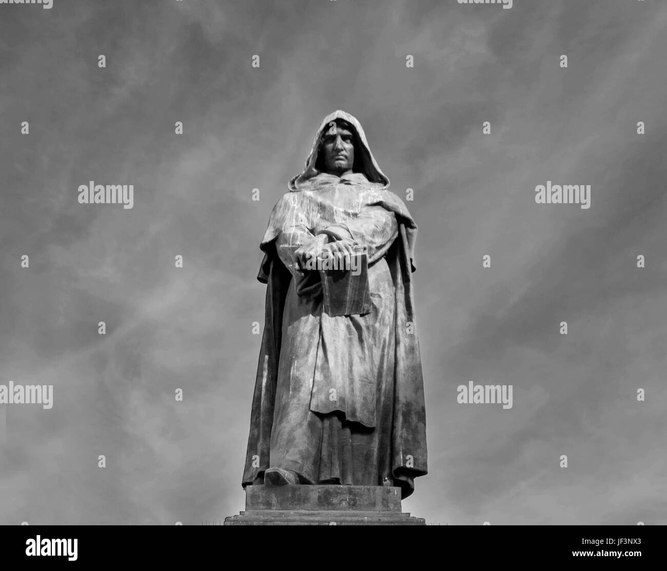 Giordano bruno rome Black and White Stock Photos & Images - Alamy