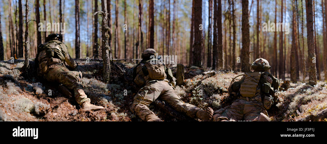 U.S. Soldiers of Apache Troop, 1st Squadron, 2nd Cavalry Regiment, pull ...
