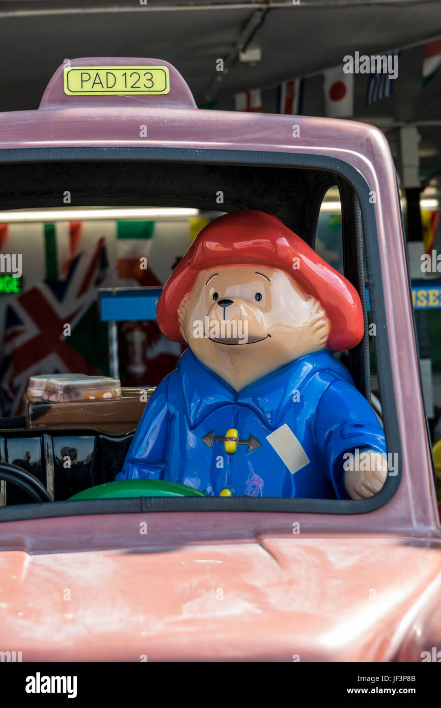 Paddington bear childrens Amusement ride at the seaside Stock Photo - Alamy