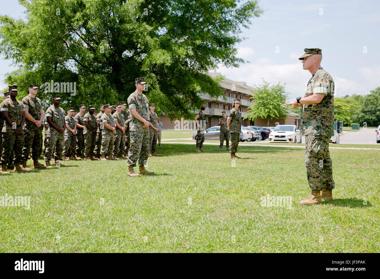 U.S. Marine Corps Brig. Gen. Maxwell, commanding general, II Marine ...