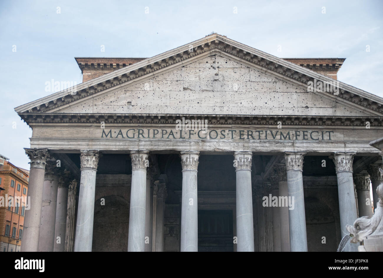 The Pantheon, commissioned by Marcus Agrippa during the reign of ...
