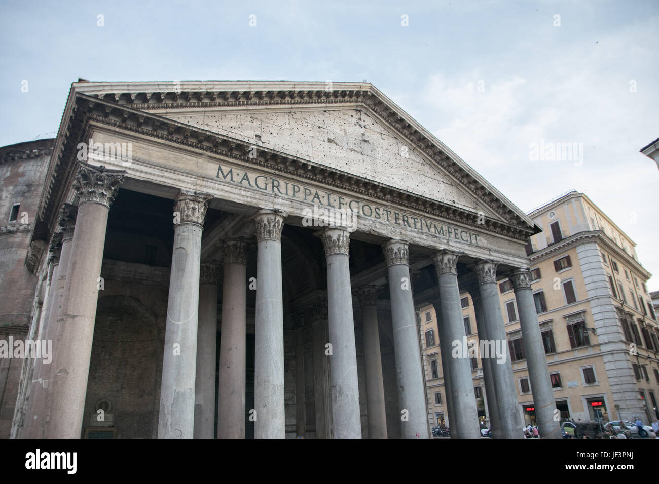 The Pantheon, commissioned by Marcus Agrippa during the reign of ...