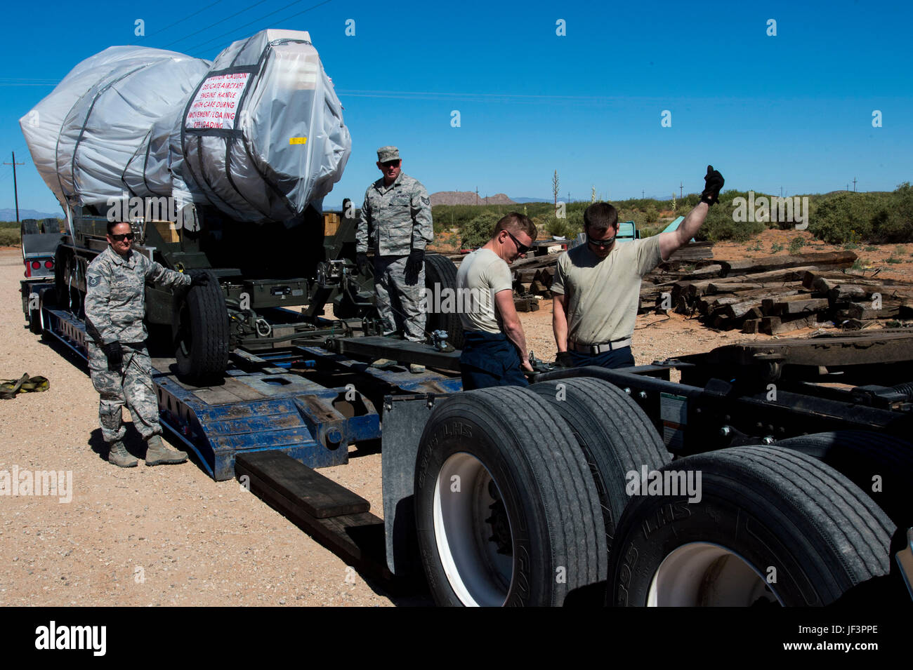 U.S. Air Force Airmen from the 437th Aircraft Maintenance Squadron ...