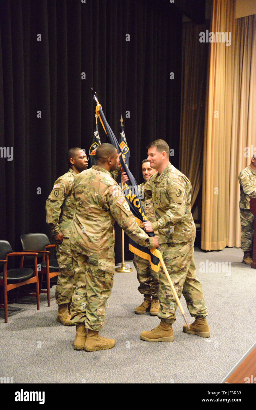 U.S. Army Col. Jason G. Riley (Reviewing Officer), gives the Battalion ...