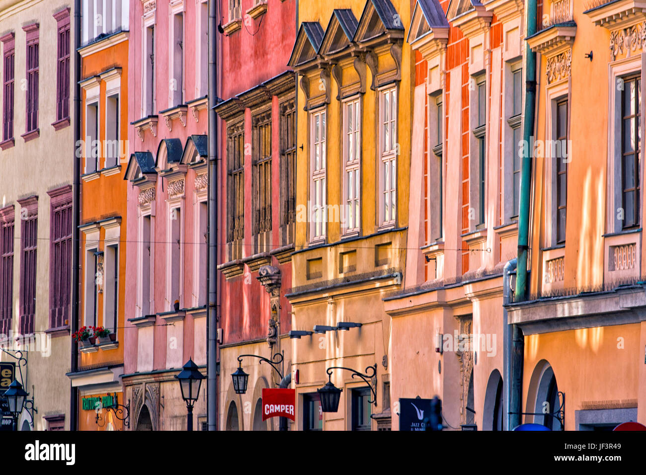 Buildings on Florianska street Stock Photo - Alamy