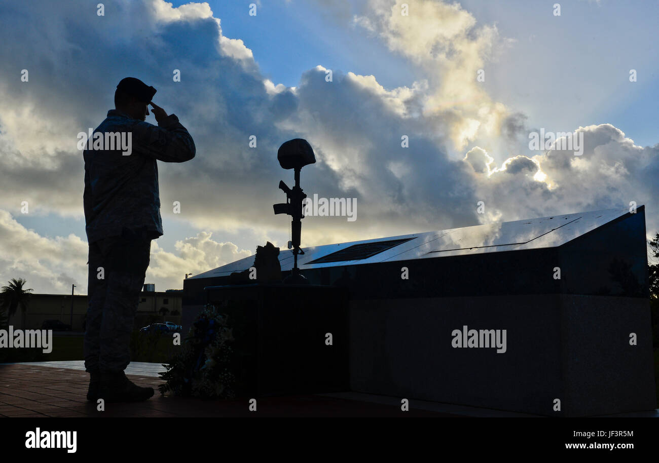 U.S Air Force Lt. Col. Michael Jewell, 36th Security Forces Squadron ...