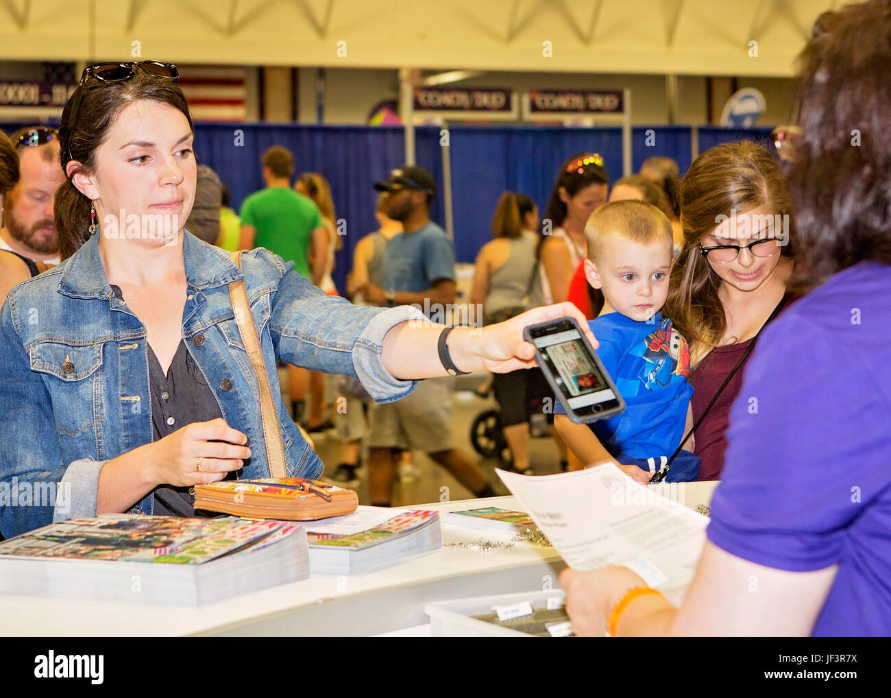 Participants in this year's Marine Corps Historic Half stand in line ...