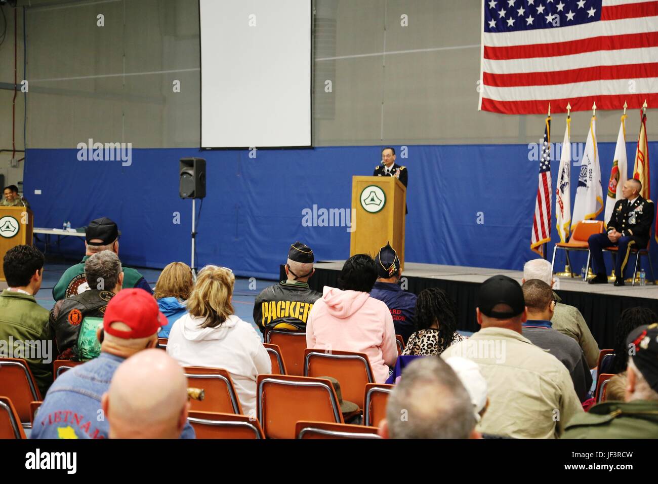 Vietnam veterans attend a Welcome Home Ceremony at Fort McCoy ...