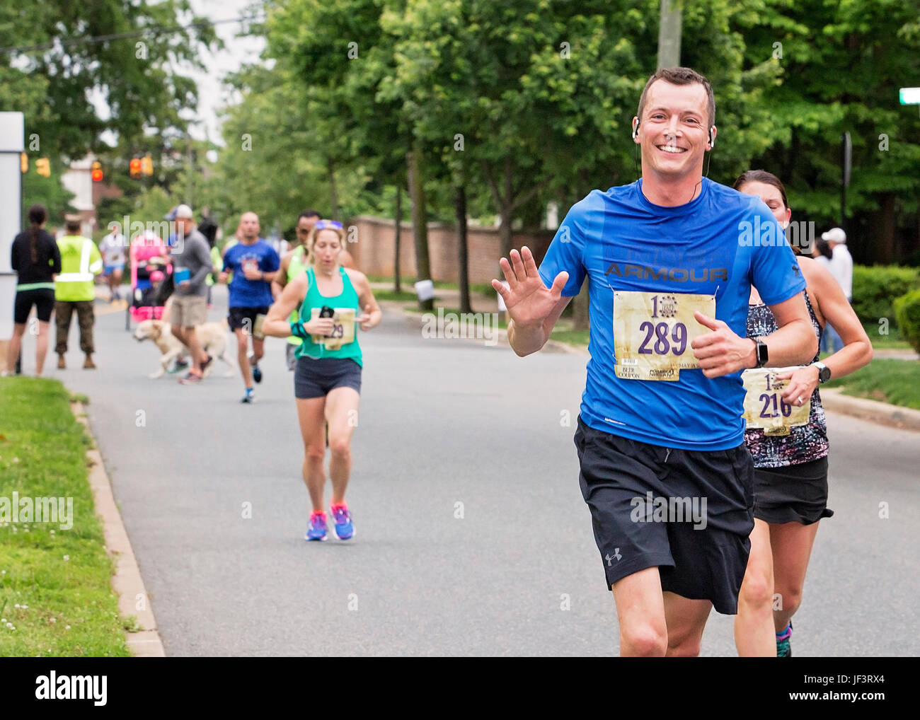 Jeroen Van Strien waves at the camera during the 10th Annual Marine ...