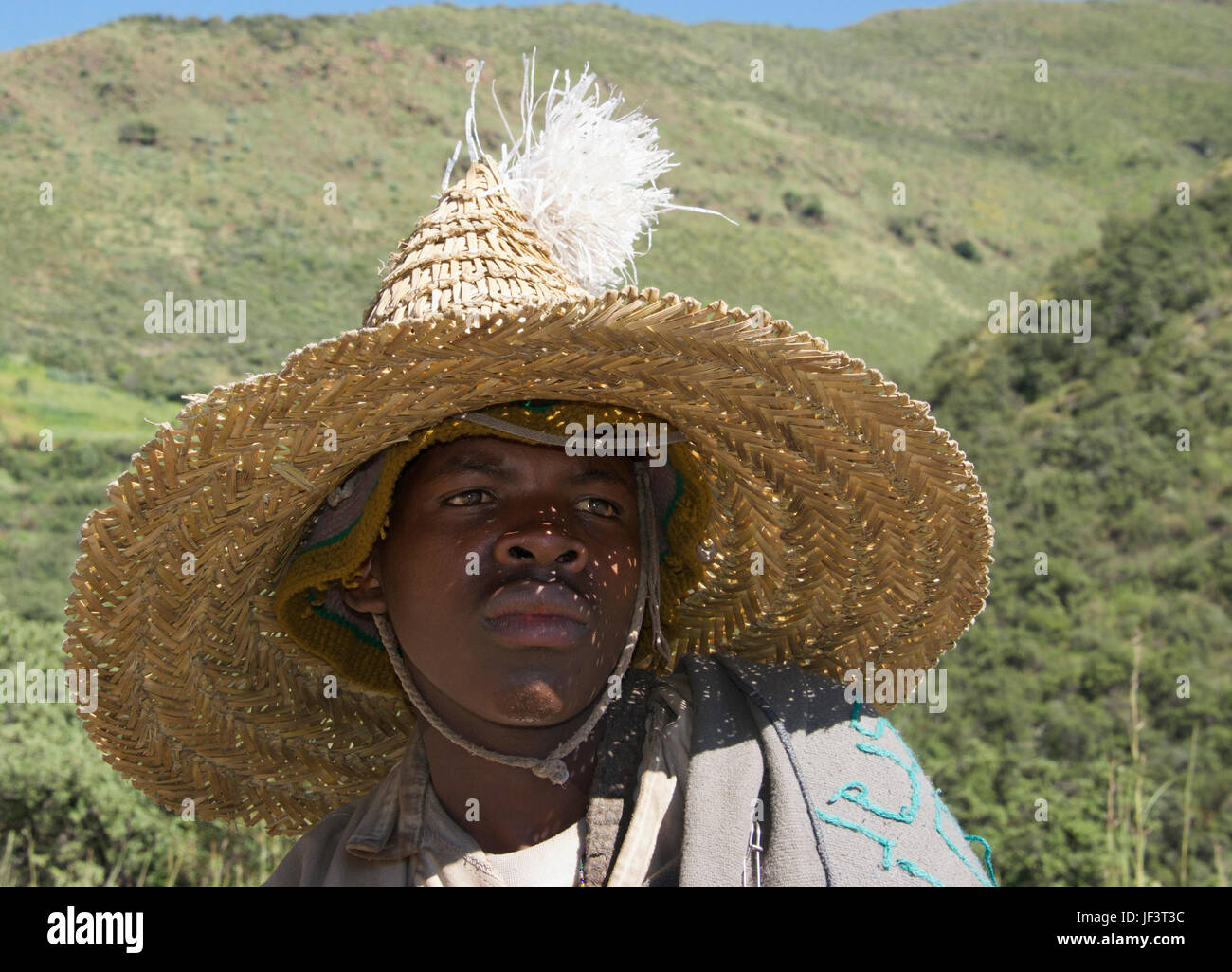 Basotho traditional hat hi-res stock photography and images - Alamy