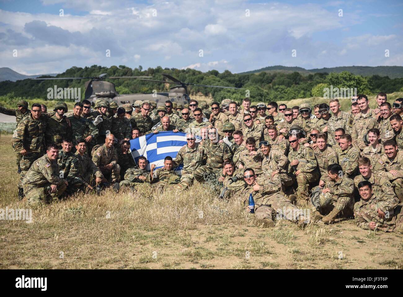 Sky Soldiers from B Company, 1st Battalion, 503rd Infantry Regiment ...