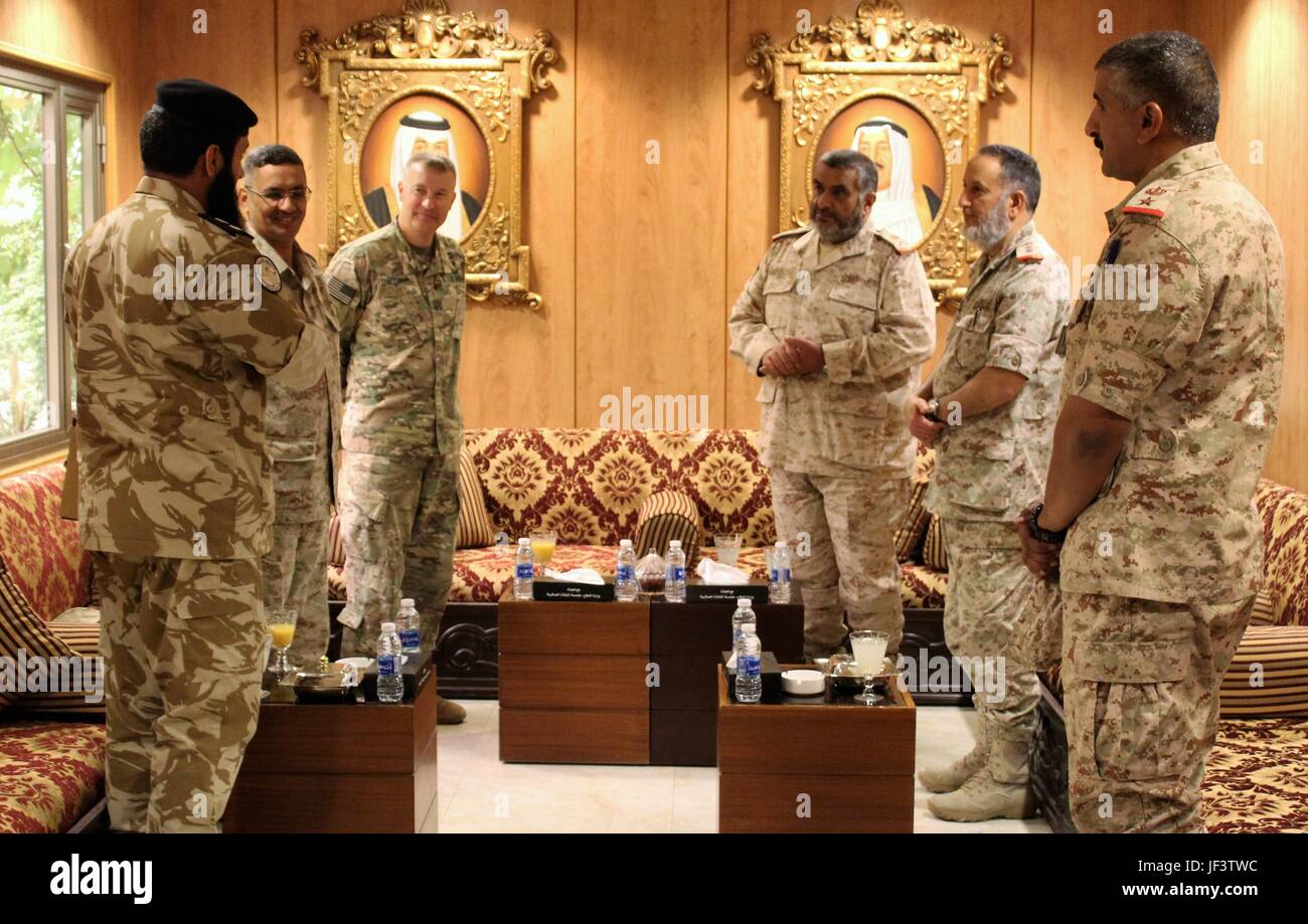 Maj. Hamod and Maj. Sabah brief Brig. Gen. John Epperly, Deputy ...