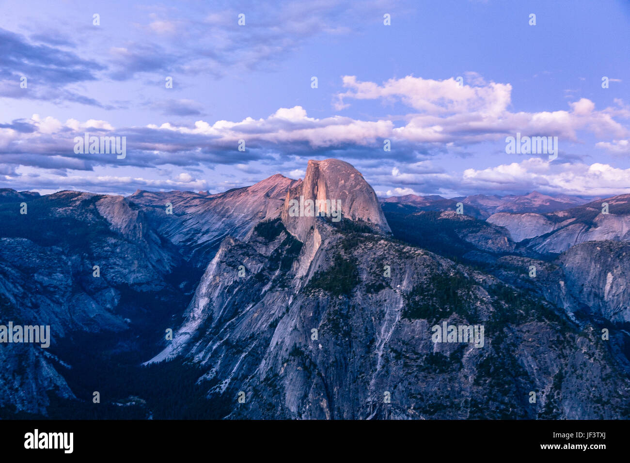 Half Moon Mountain, Yosemite, California Stock Photo - Alamy