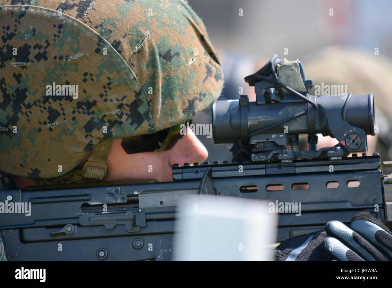 U.S. Marine Corps Sgt. Dustin Pagano, combat marksmanship coach, Combat ...