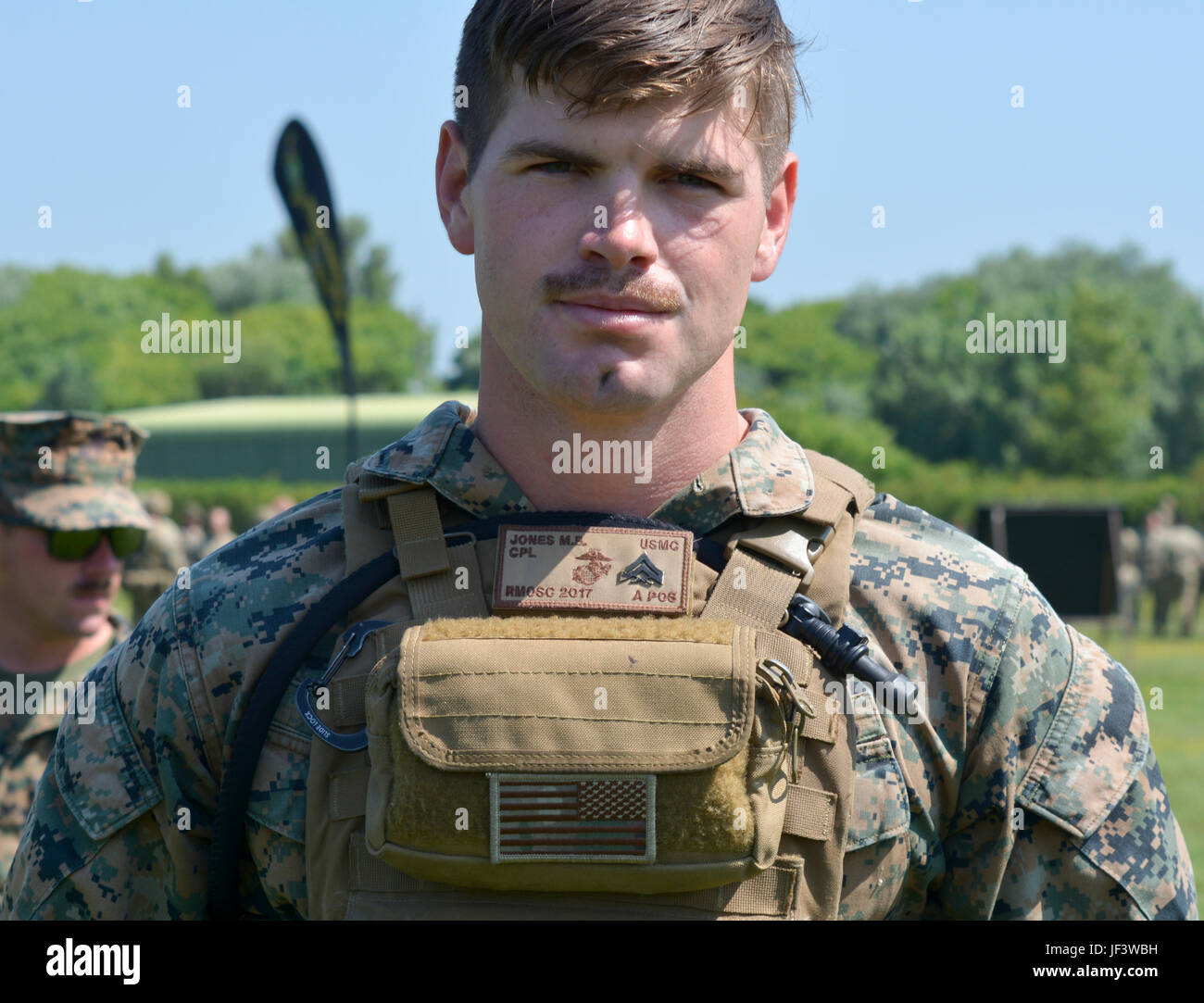U.S. Marine Corps Cpl. Michael Jones, range tower non commissioned ...