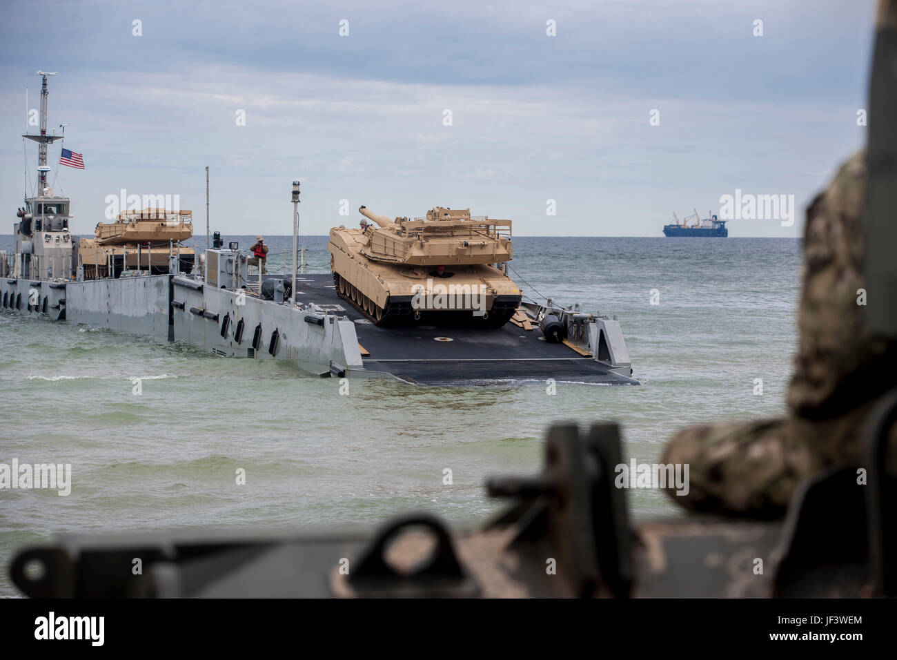 VENTSPILS, Latvia— Marines with 4th Tank Battalion, 4th Marine Division ...