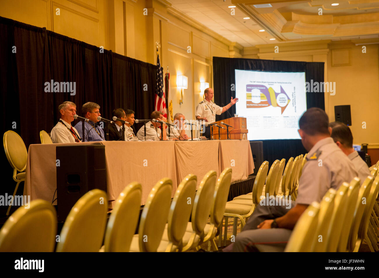U.S. Army Col. Robert S. Berg, 196th Infantry Brigade commander, gives ...