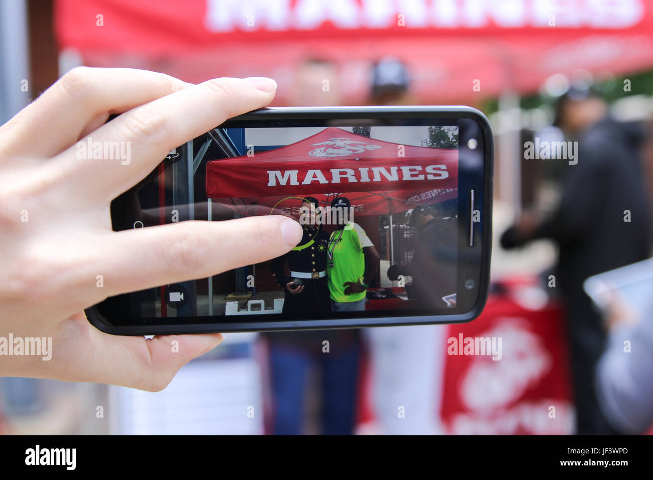 Sergeant Roderick Evans, a Recruiting Substation Brentwood recruiter ...