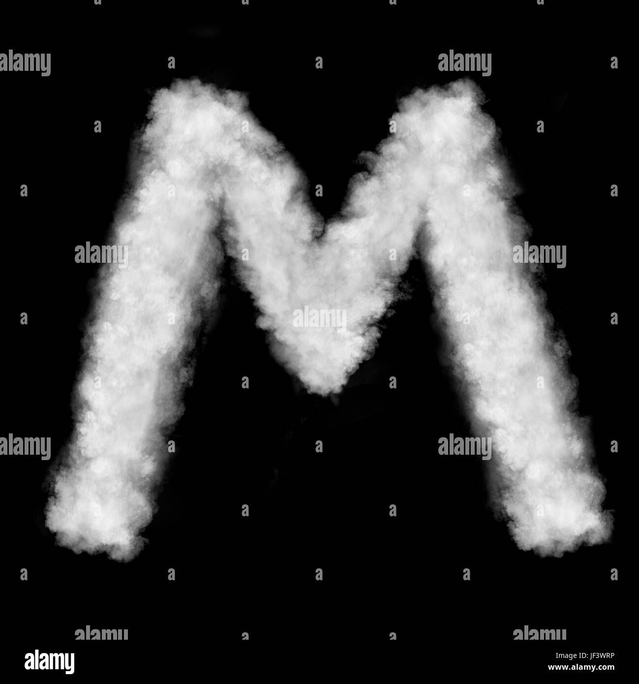 letter M made of the clouds Stock Photo - Alamy
