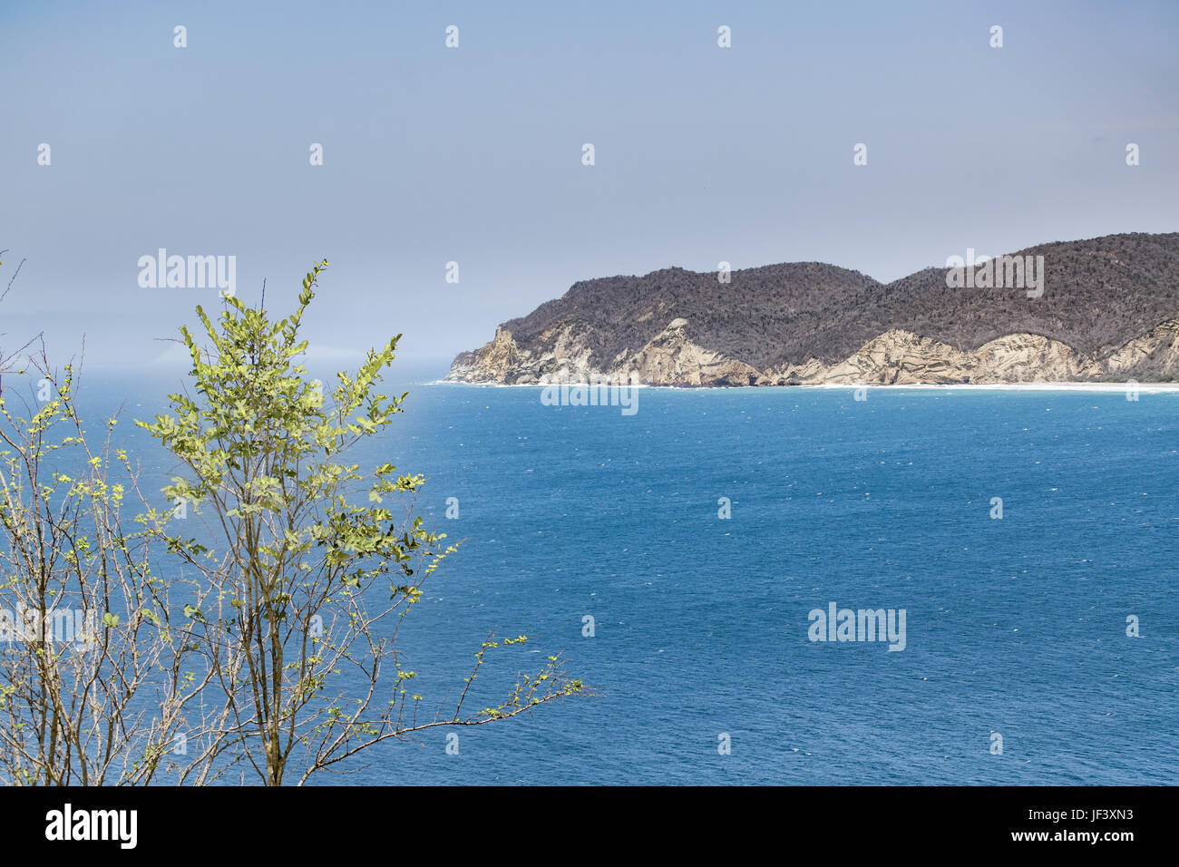 Salango Island View Santa Elena Ecuador Stock Photo - Alamy
