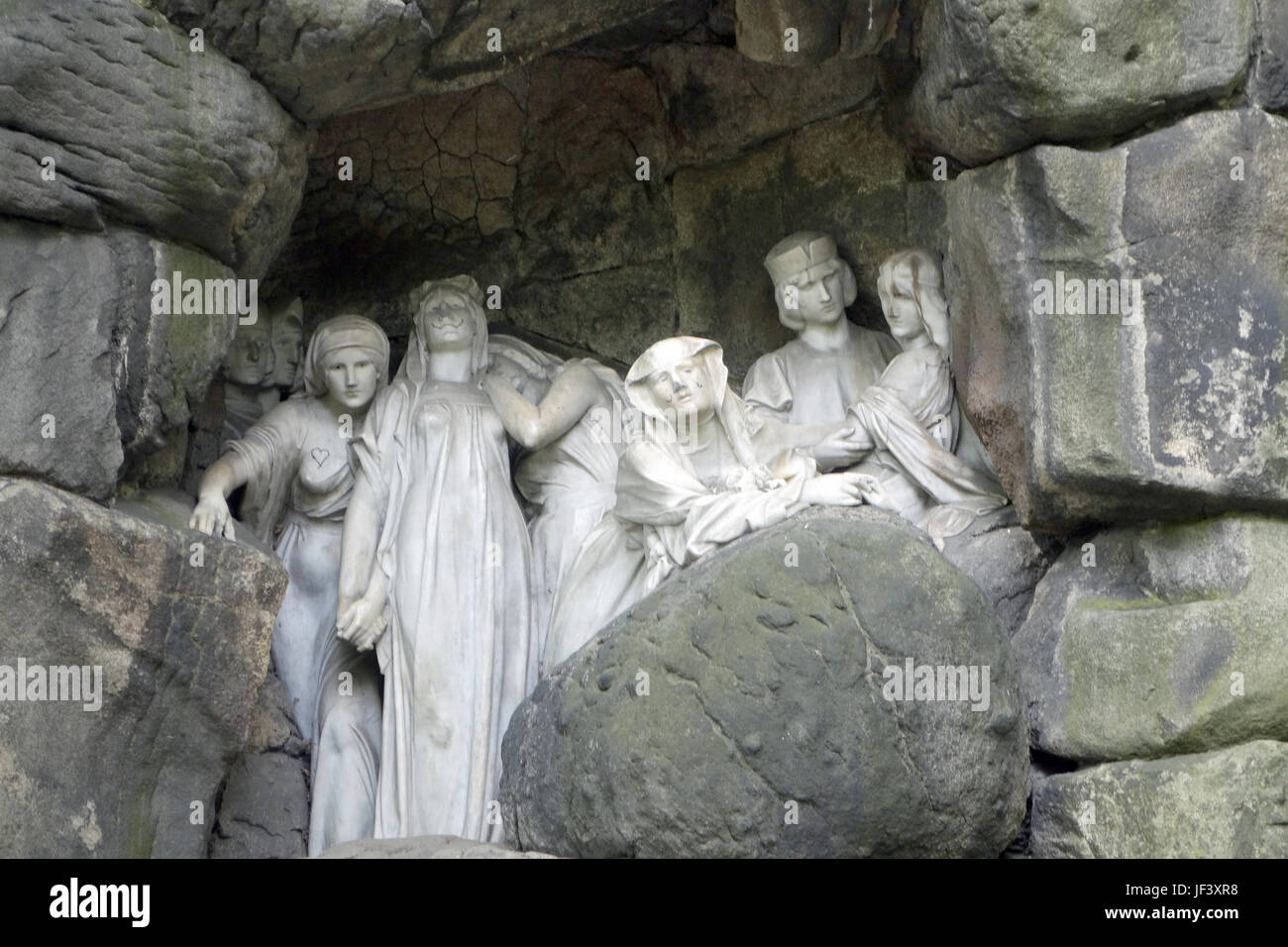 julius zeyer monument praha Stock Photo - Alamy