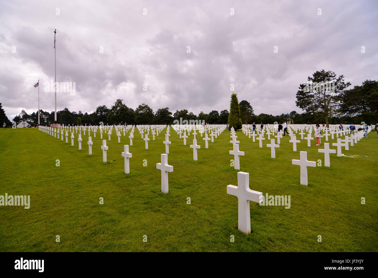 American Cemetery in Normandy Stock Photo - Alamy