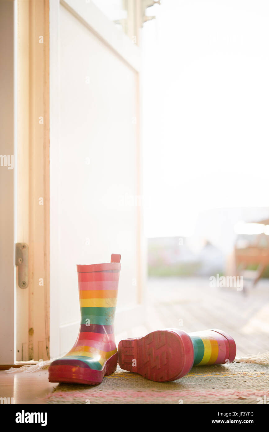 Kids wellies hi-res stock photography and images - Alamy