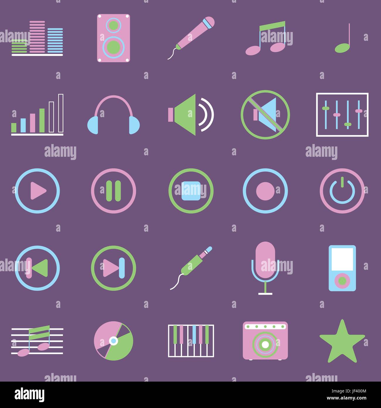 Music instruments icon hi-res stock photography and images - Alamy