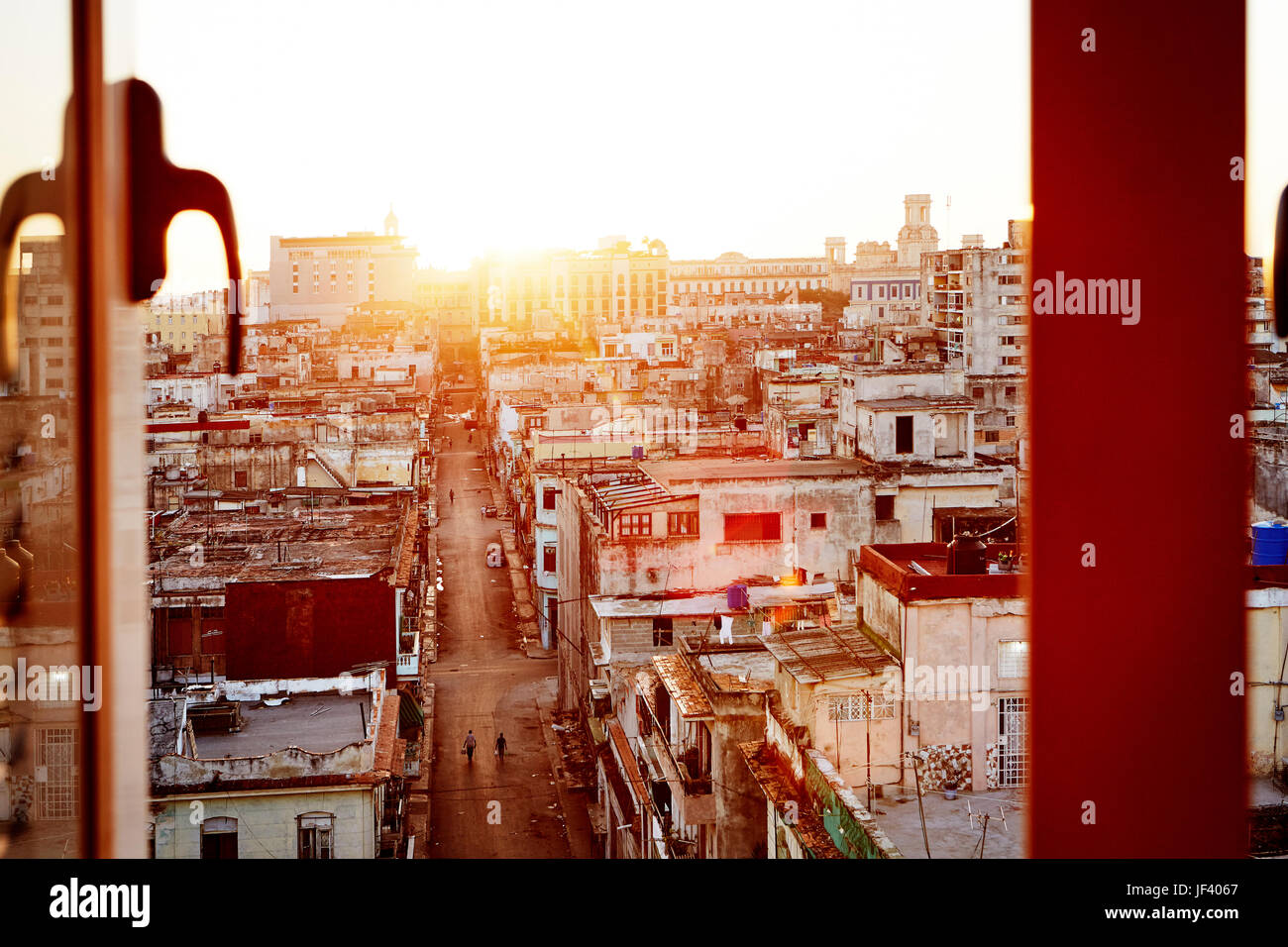 City street at dusk Stock Photo - Alamy