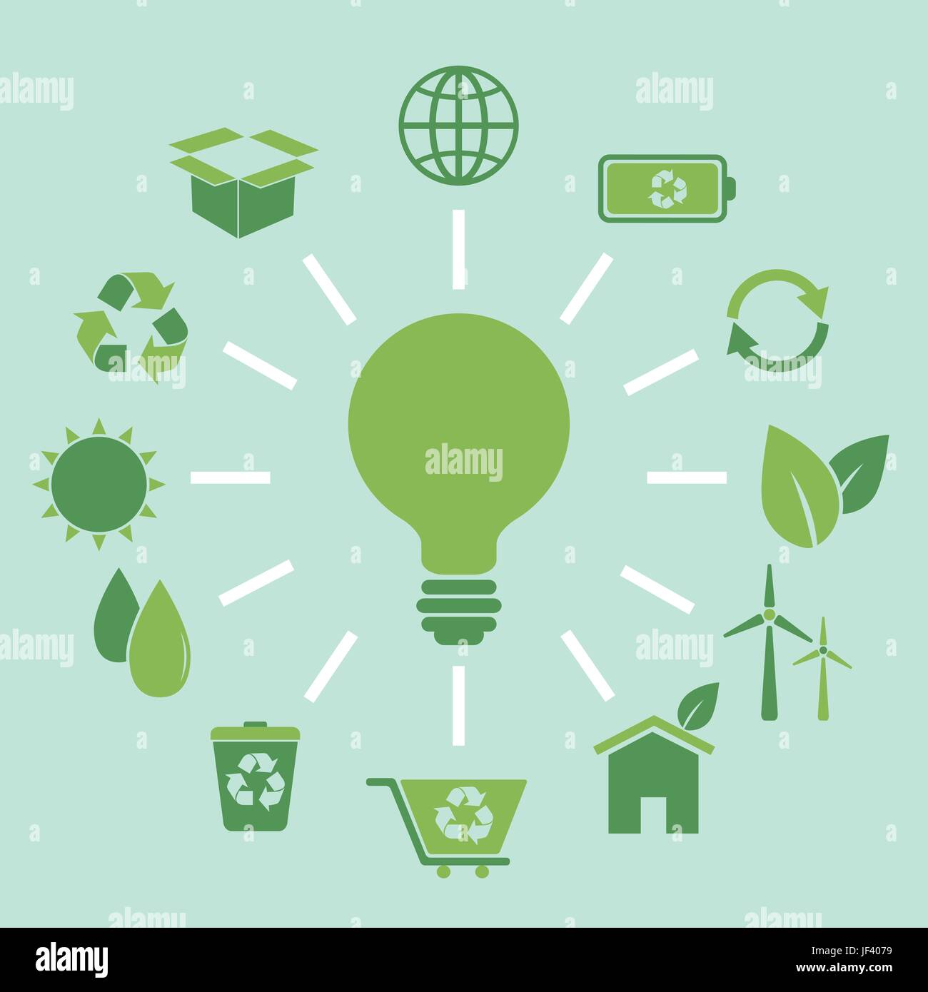 Ecological Power Plan Stock Vector Images - Alamy