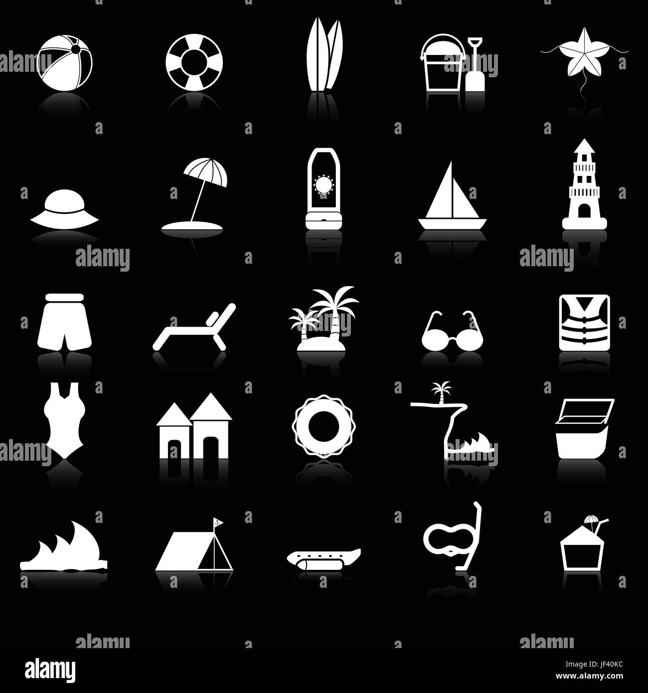 Life boat on ocean beach Stock Vector Images - Alamy