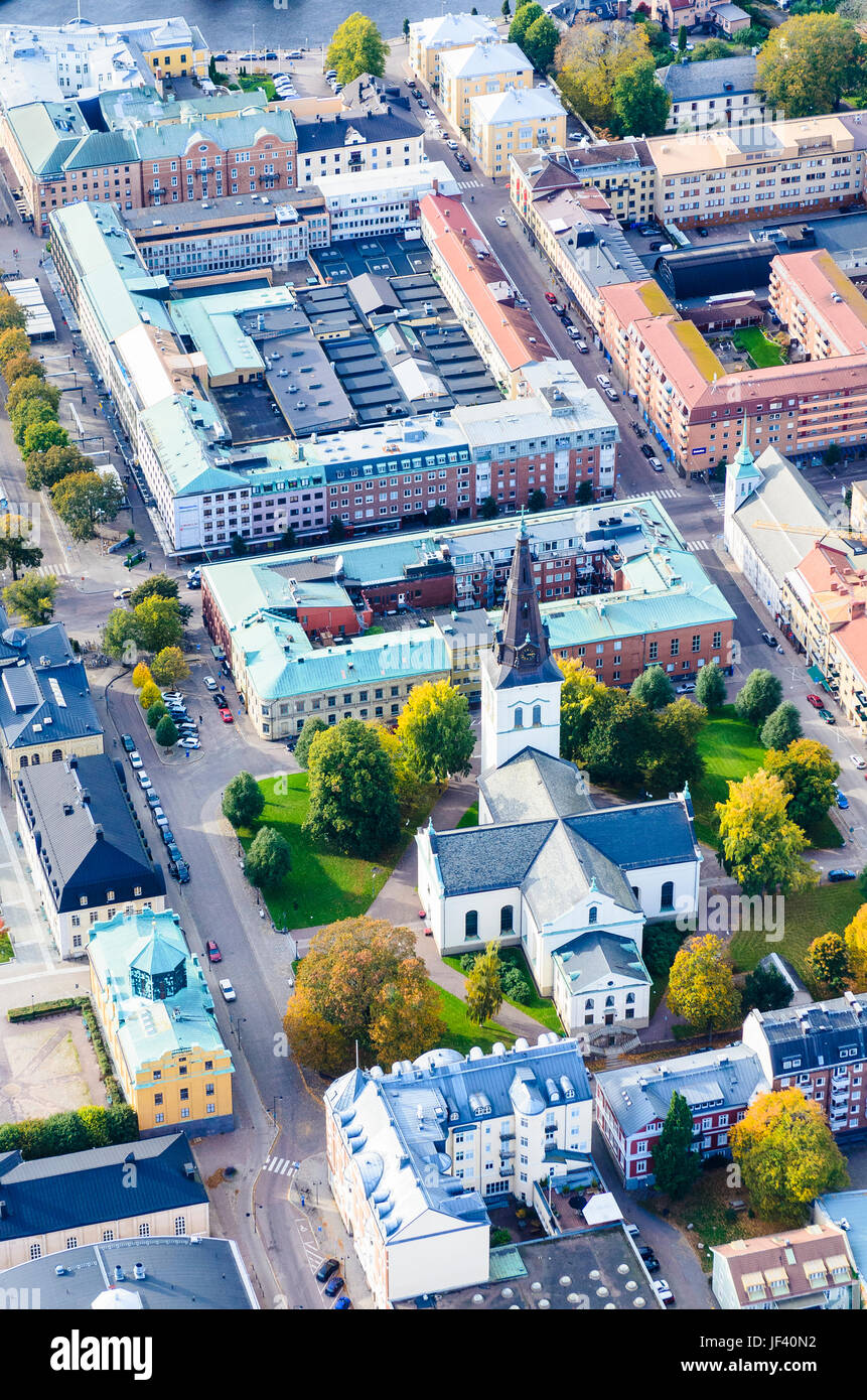 Aerial view of buildings Stock Photo - Alamy