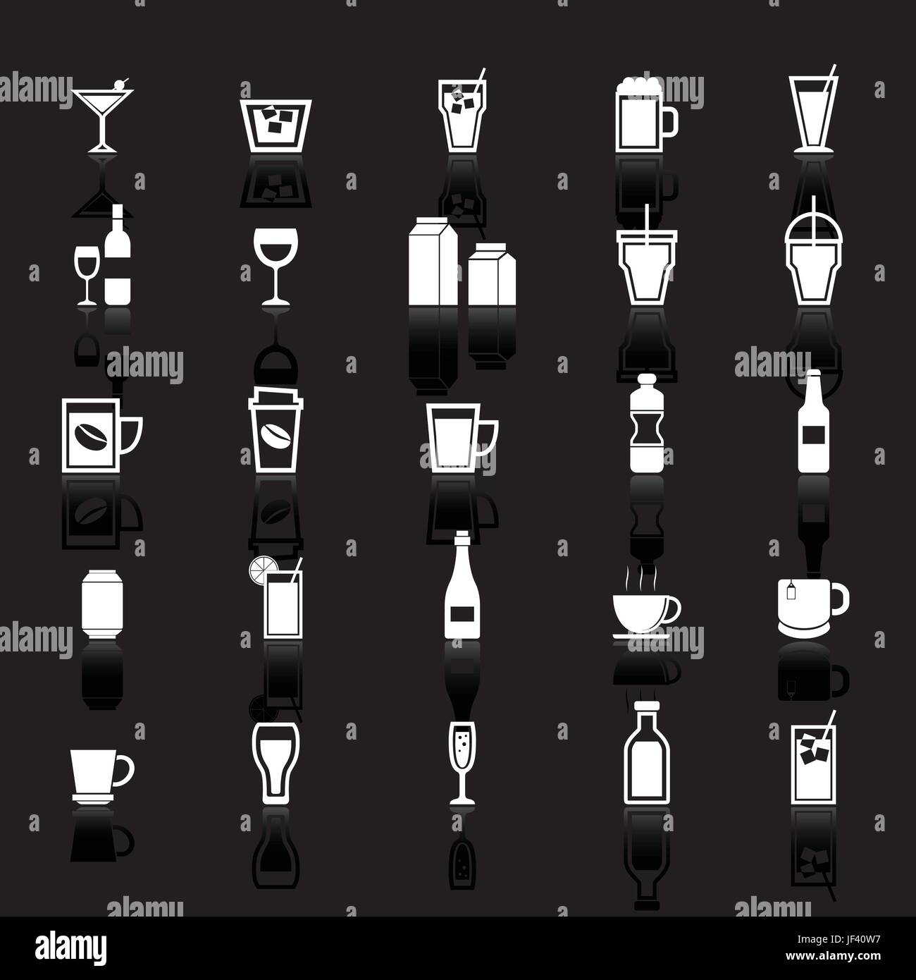 Drinking in cup fruit Stock Vector Images - Alamy