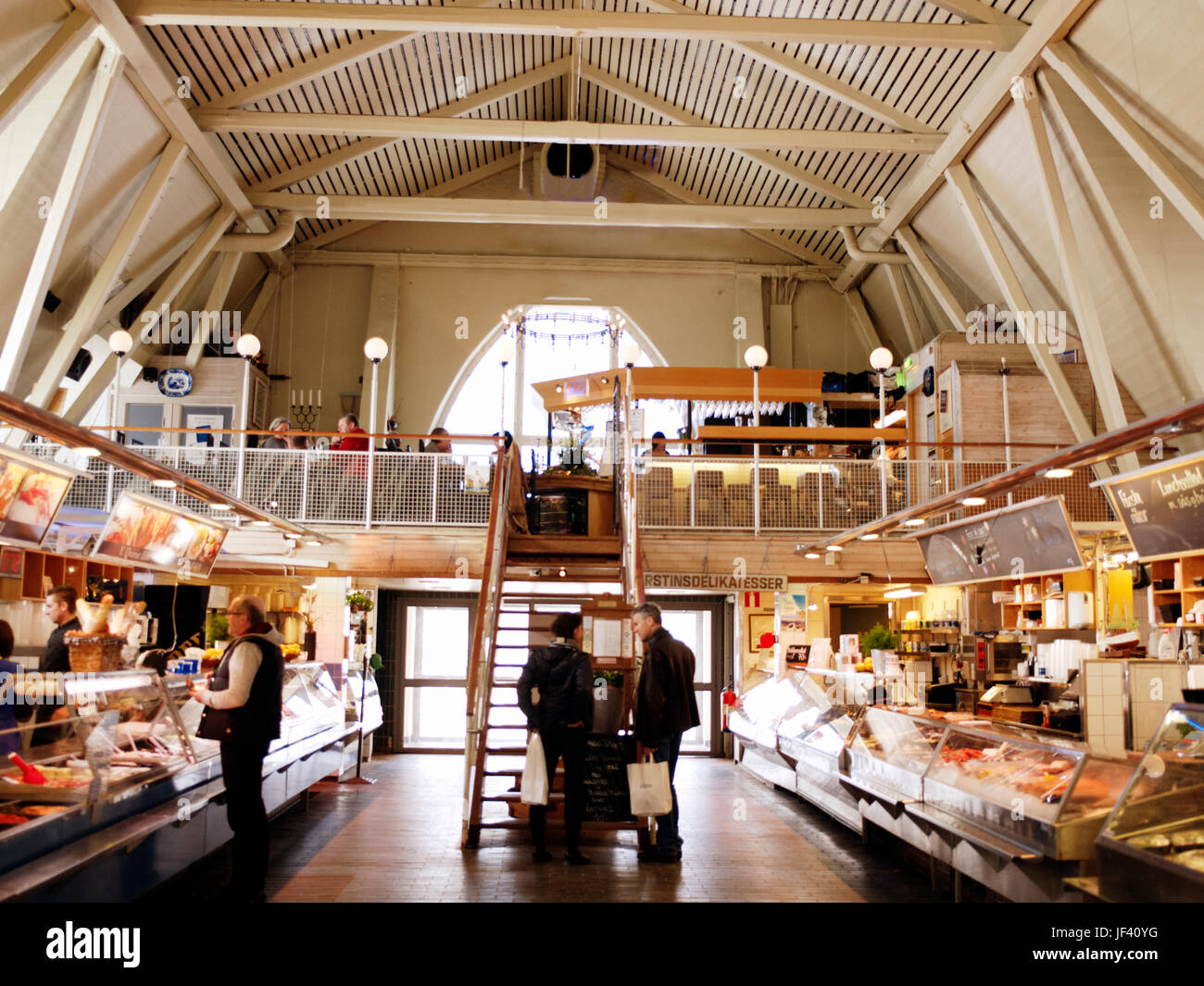 Feskekorka fish market in gothenburg sweden hi-res stock photography ...
