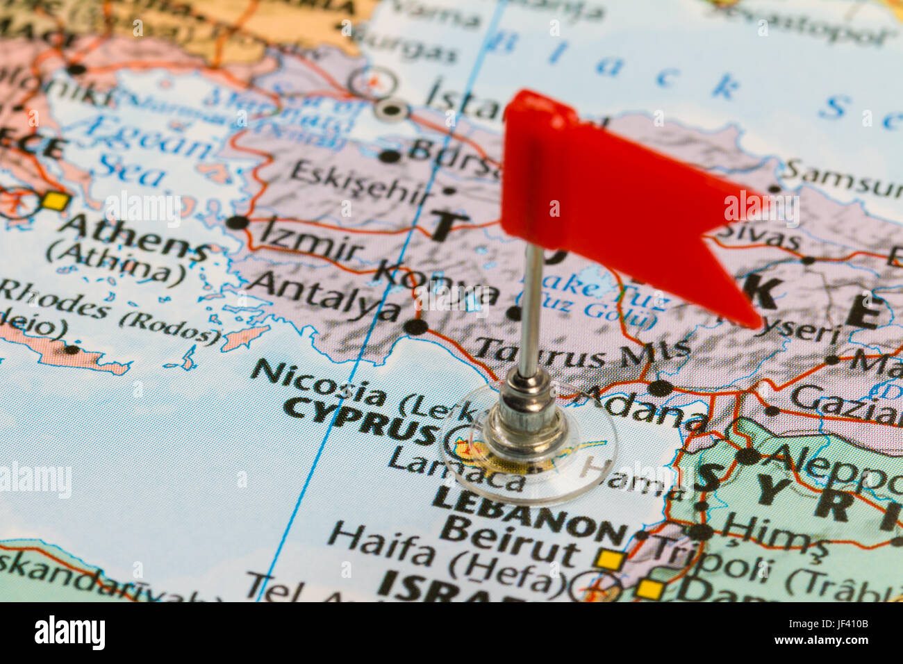 Cyprus map europe hi-res stock photography and images - Alamy