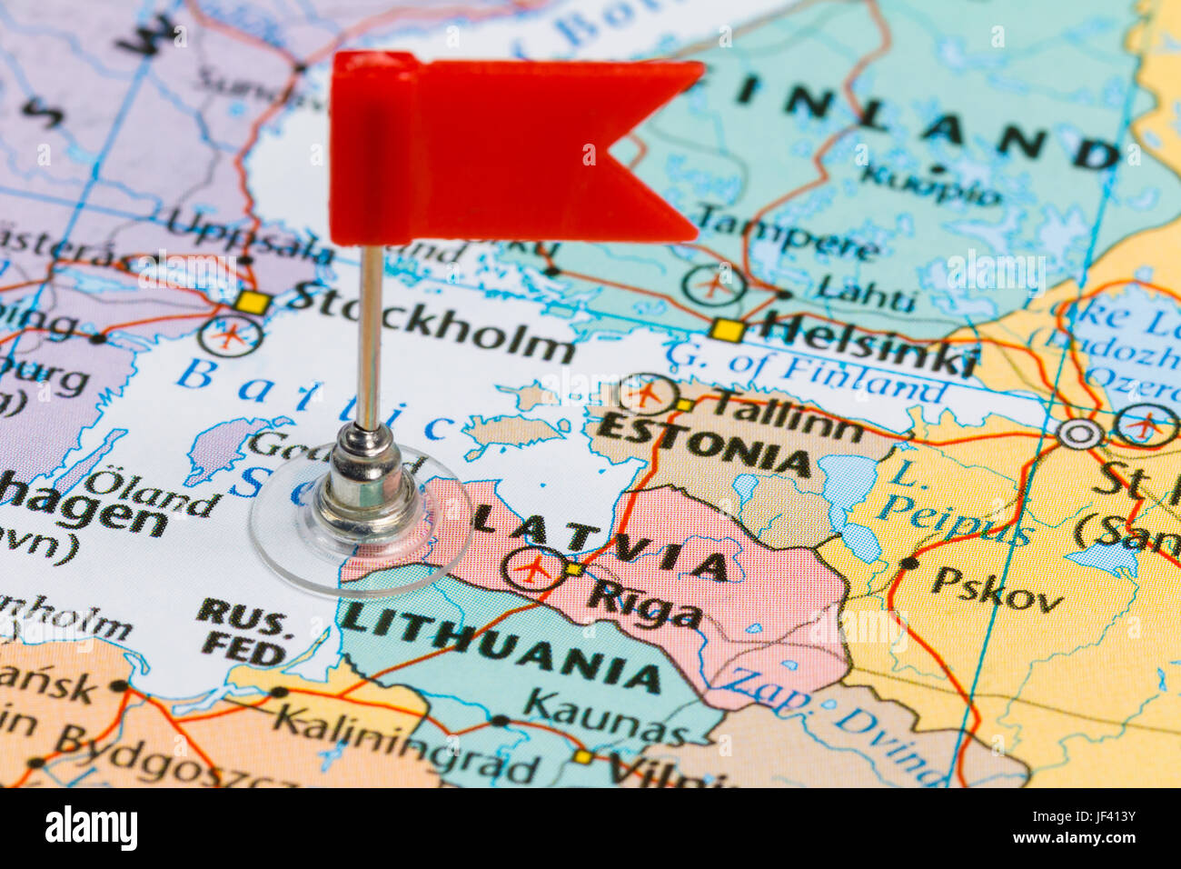 Latvia Map Flag High Resolution Stock Photography and Images - Alamy