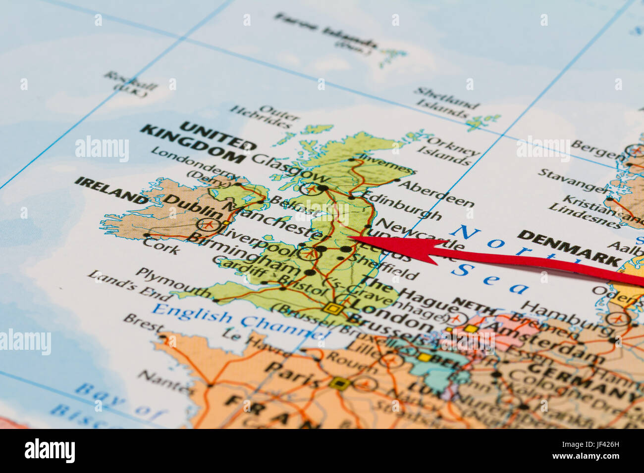 United Kingdom Political Map Stock Photos & United Kingdom Political ...