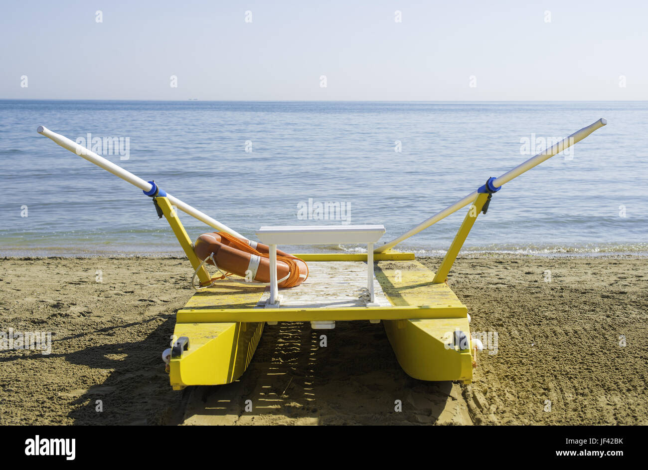 Lifeboat on the beach Stock Photo - Alamy