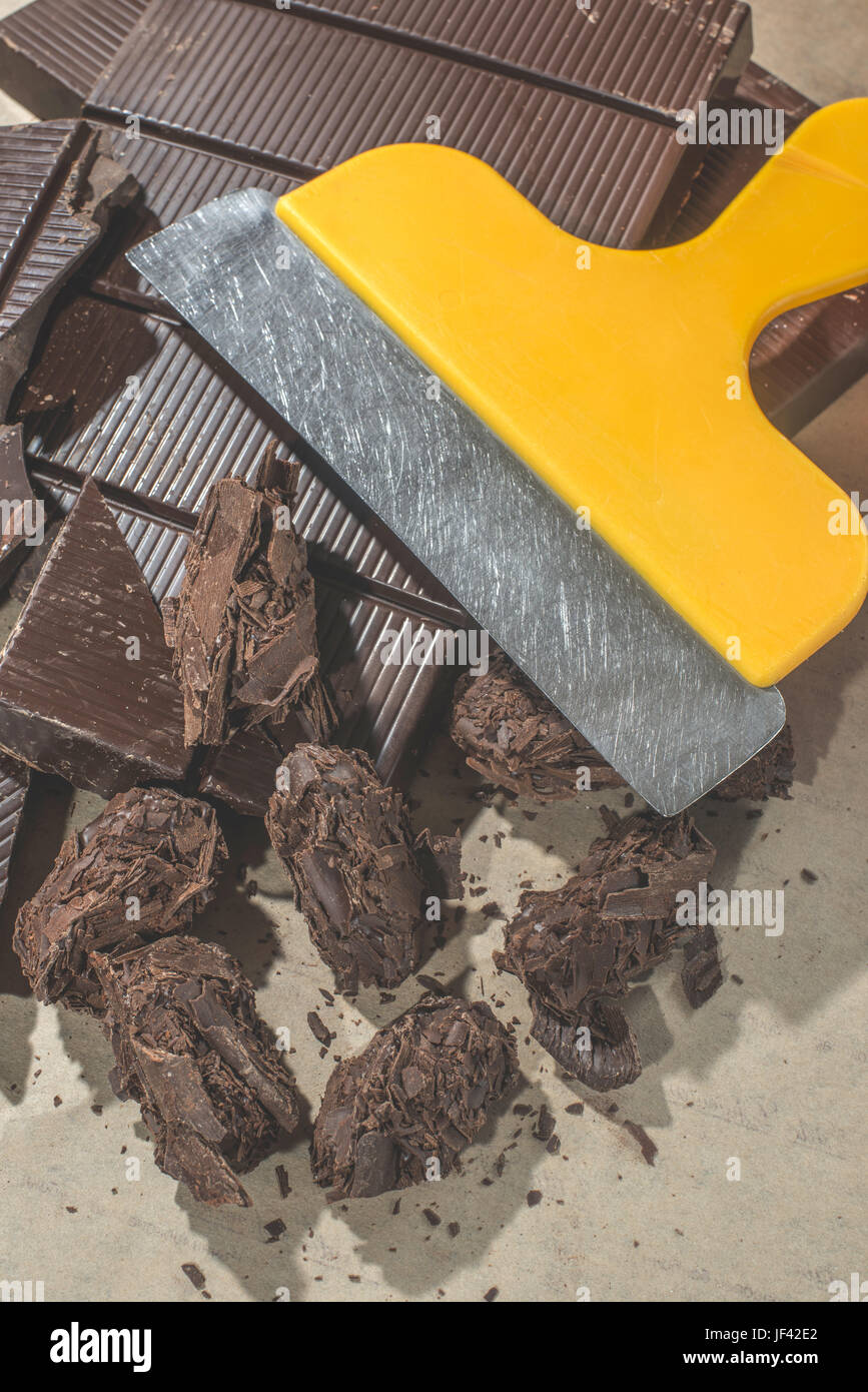 Tools for making chocolates Stock Photo - Alamy