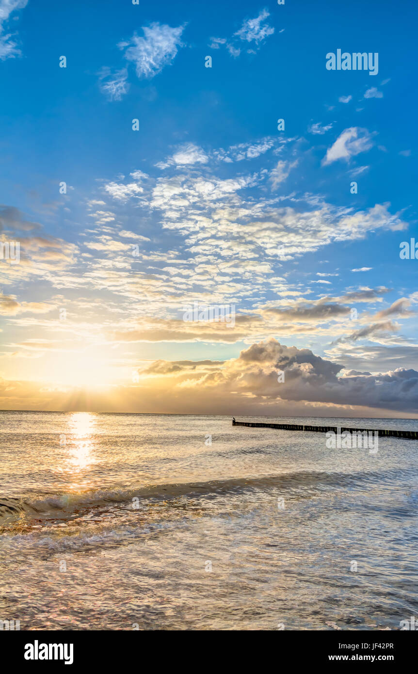 Sunrise at the beach Stock Photo - Alamy