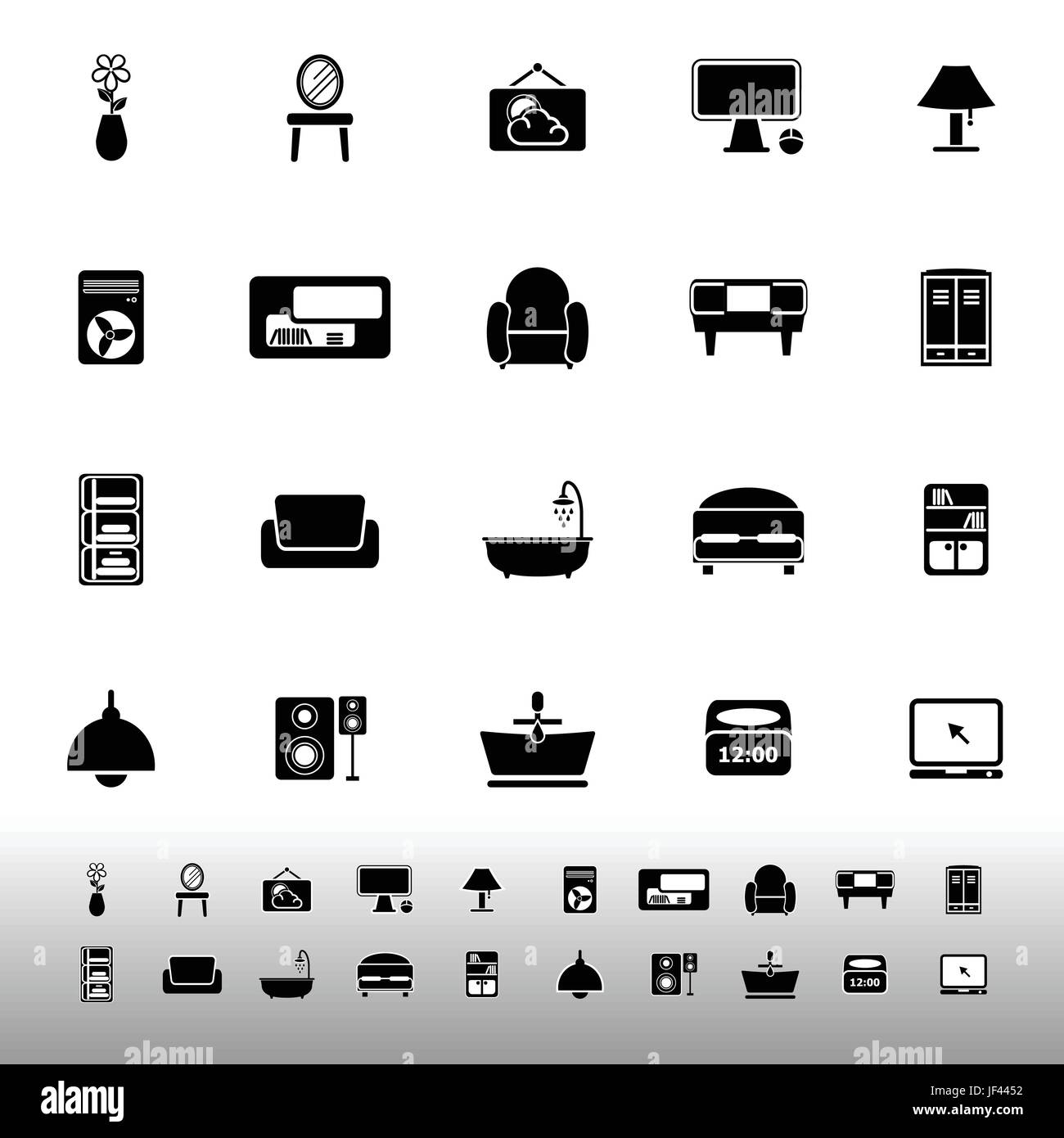 Painting equipment in room Black and White Stock Photos & Images - Alamy