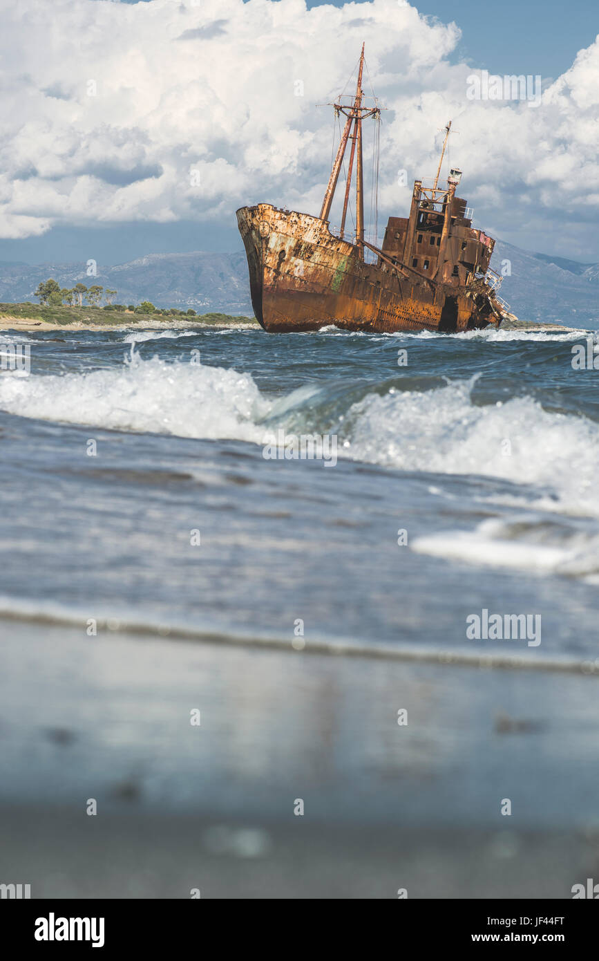 Old rustic big ship Stock Photo - Alamy
