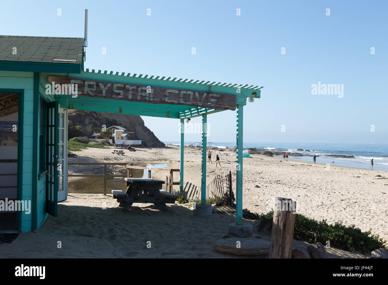 Crystal Cove Beach historical district State Park California USA Stock ...